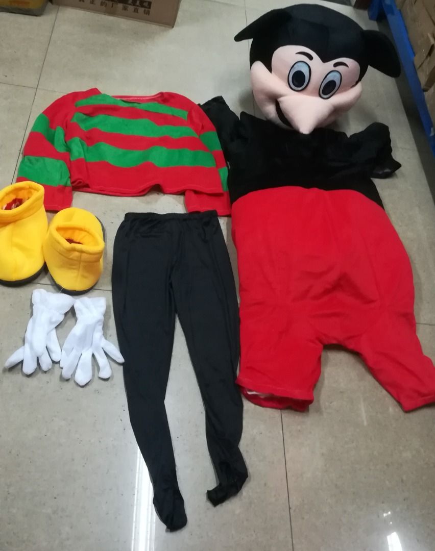 Mickey Mouse and Garfield Adult Mascot Costume For Party, Hobbies ...
