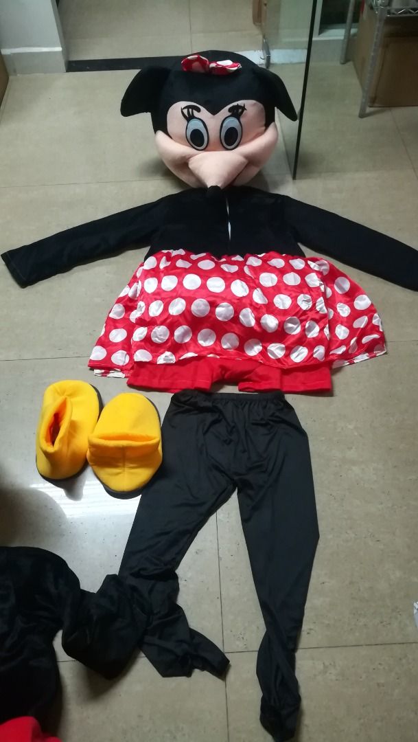 Mickey Mouse and Garfield Adult Mascot Costume For Party, Hobbies ...
