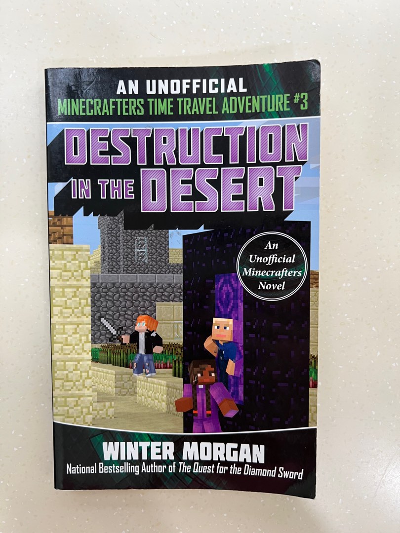 Minecraft books - Destruction in the Desert, Hobbies & Toys, Books ...