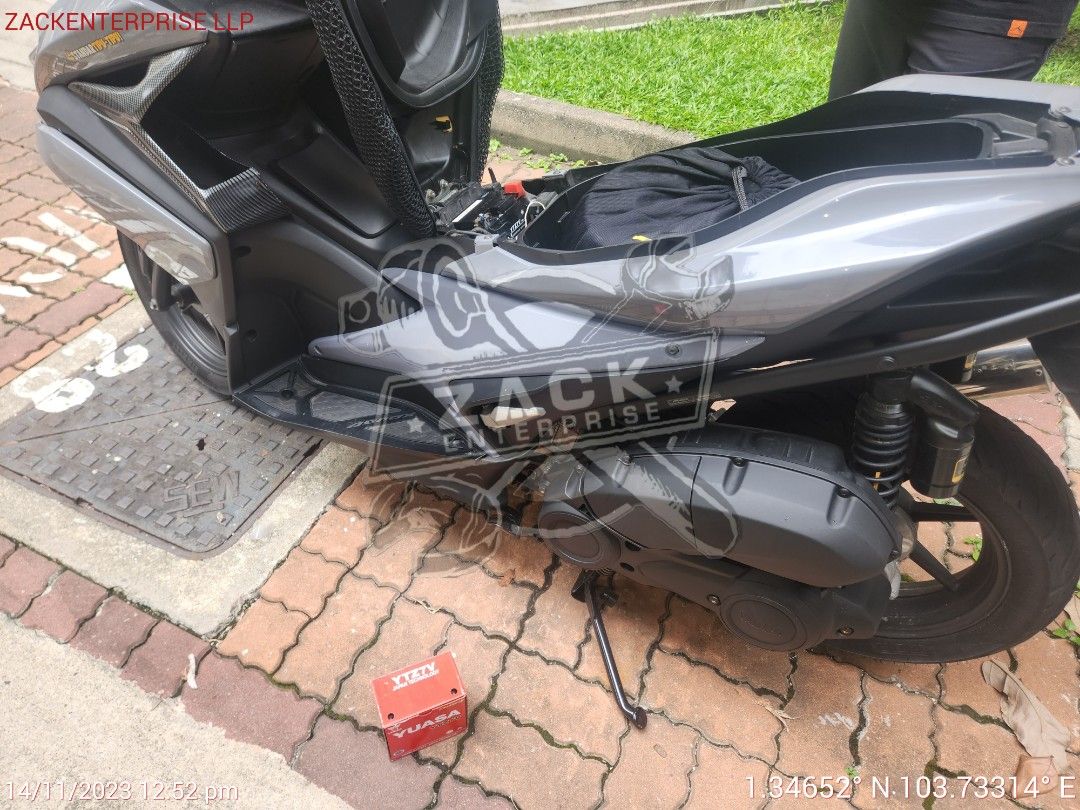 Motorcycle Battery Replacement Rescue and Recovery Yuasa Battery Jump ...