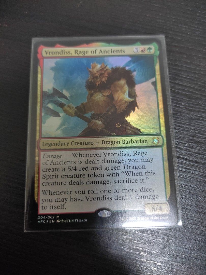 MTG EDH Precon Vrondiss Commander, Hobbies & Toys, Toys & Games on ...