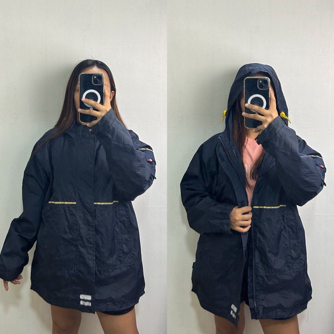 Navy Blue Windbreaker Jacket, Men's Fashion, Coats, Jackets and ...