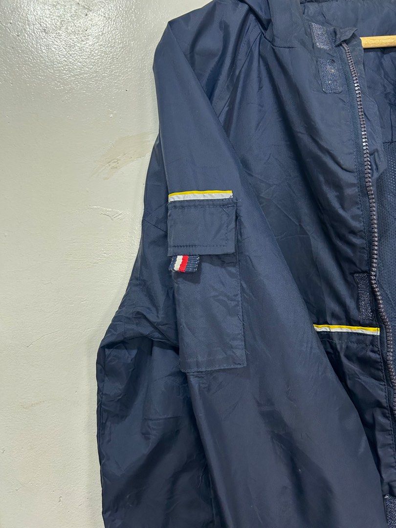 Navy Blue Windbreaker Jacket, Men's Fashion, Coats, Jackets and ...