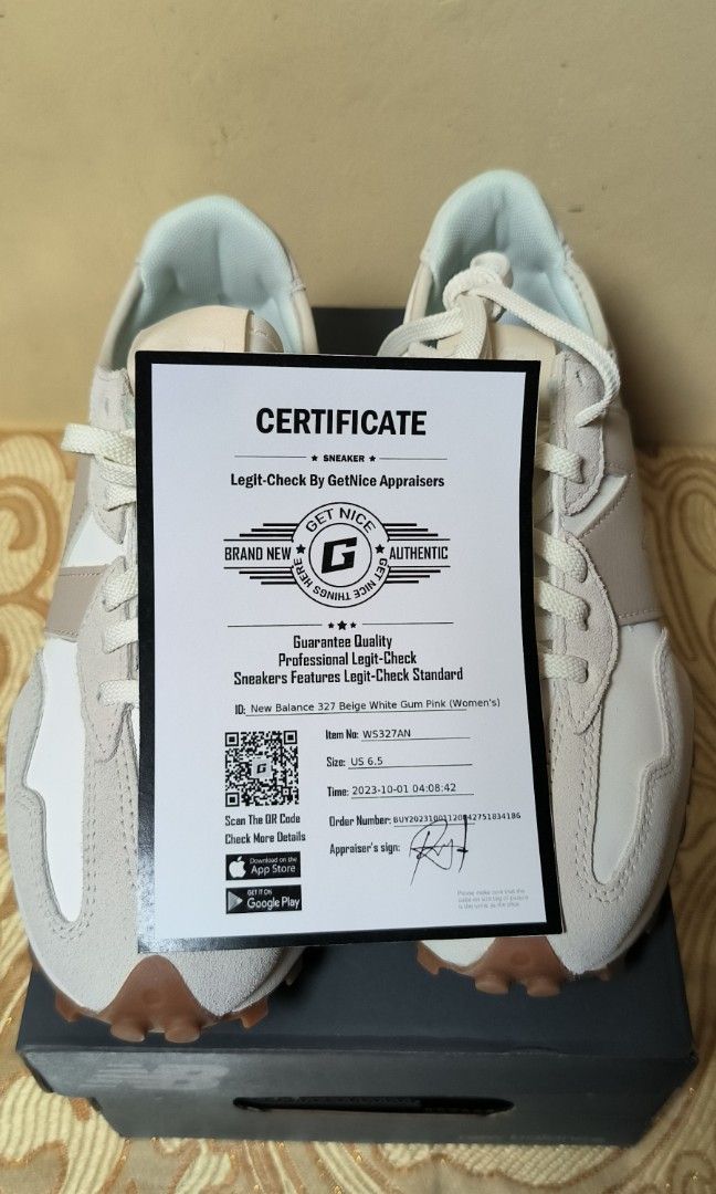 New Balance 327 Moonbeam Timberwolf, Women's Fashion, Footwear ...