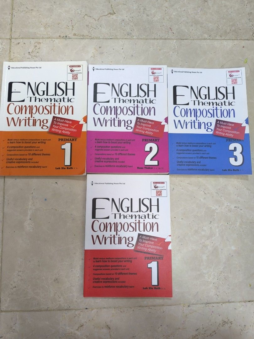 new English composition writing books for p1-p3, Hobbies & Toys, Books ...