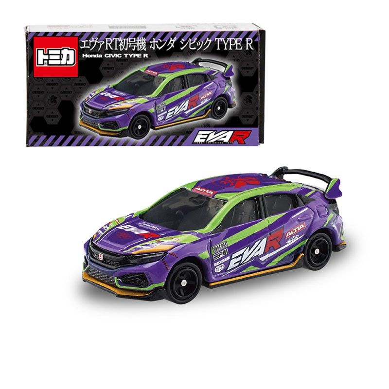 NEW Takara TOMY Tomica EVA R RT Honda Civic Type R FK8 Evangelion 01 ...