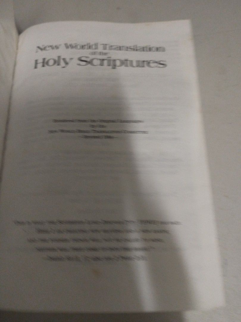 New World Translation, Hobbies & Toys, Books & Magazines, Religion ...