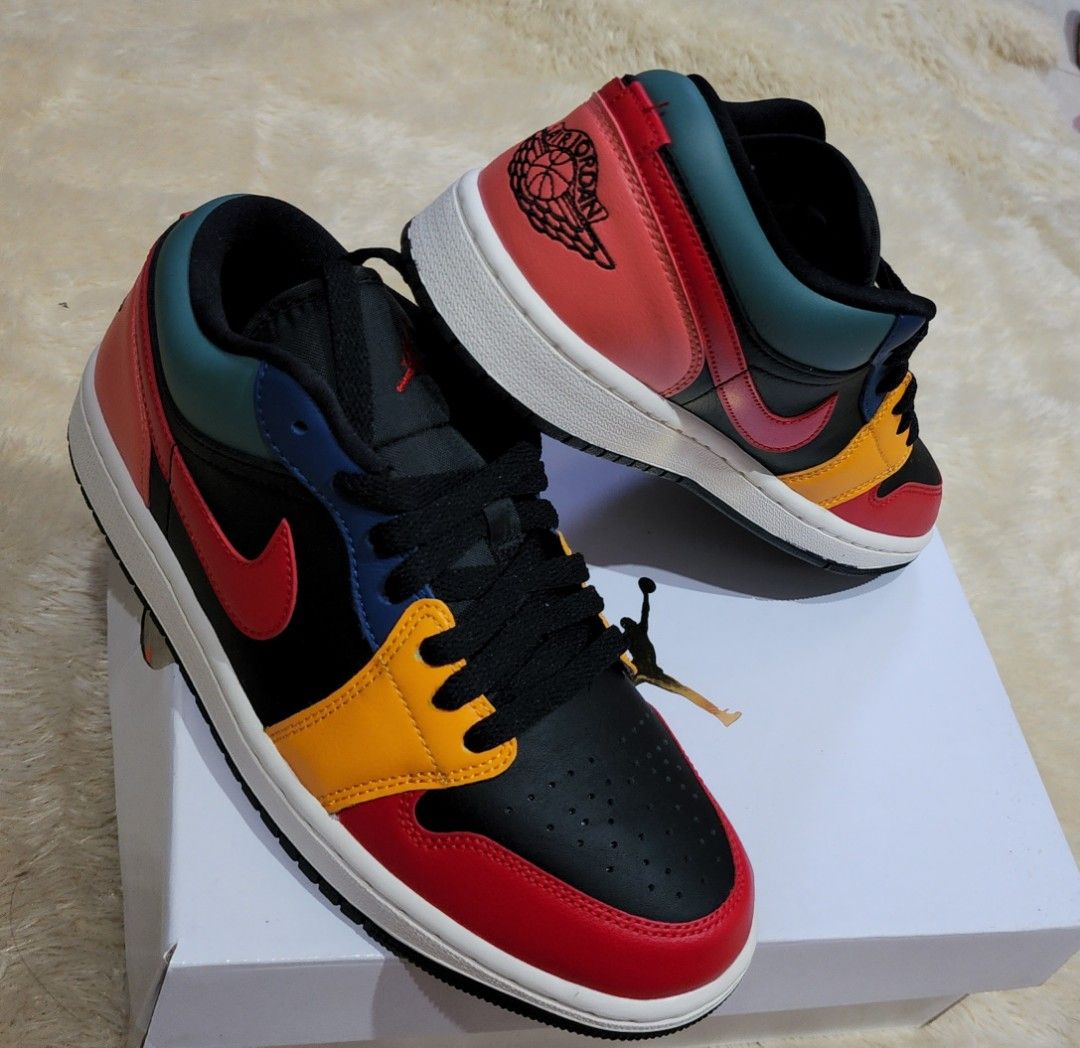 NIKE AIR JORDAN LOW MULTI, Fesyen Wanita, Sepatu di Carousell