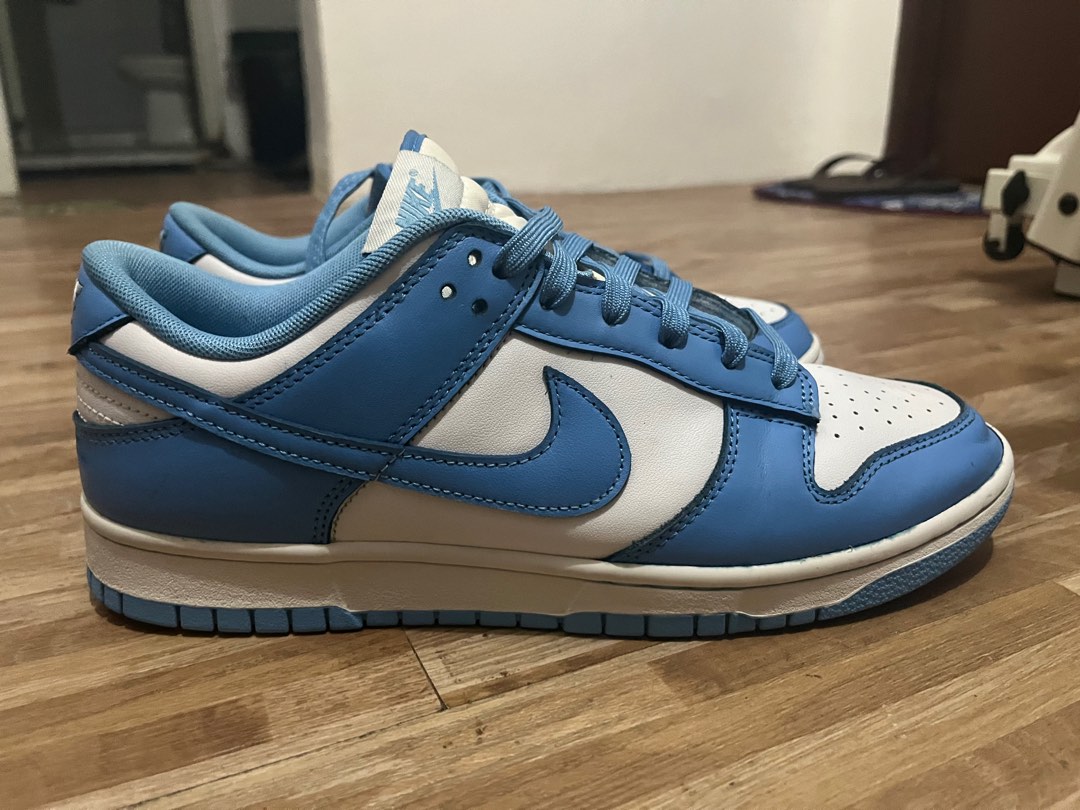 Nike Dunk UNC blue 9.5 batch VT (High Tier), Men's Fashion, Footwear ...