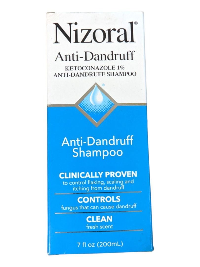 Nizoral Anti-Dandruff Shampoo with 1% Ketoconazole, Fresh Scent 200mL ...