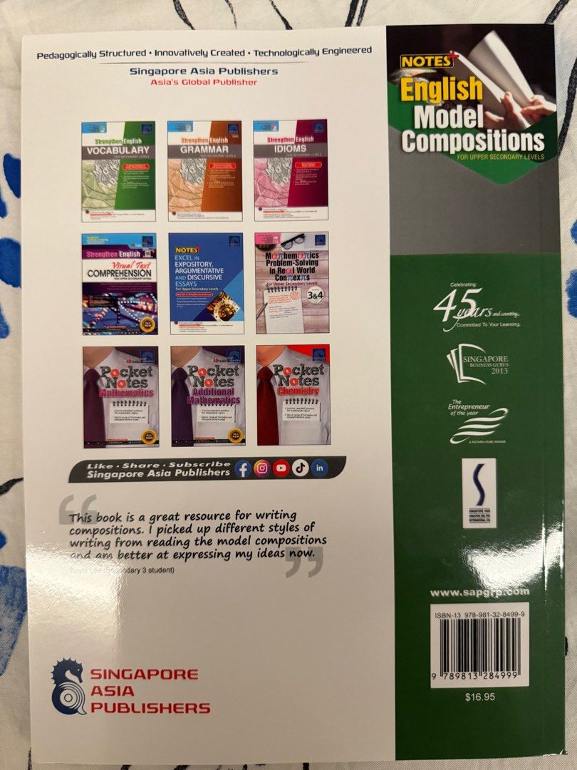 O level English Model Composition Guide, Hobbies & Toys, Books ...
