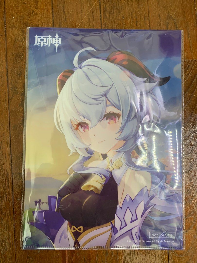 [Official] Genshin Impact Ganyu A4 File, Hobbies & Toys, Memorabilia & Collectibles, Fan ...