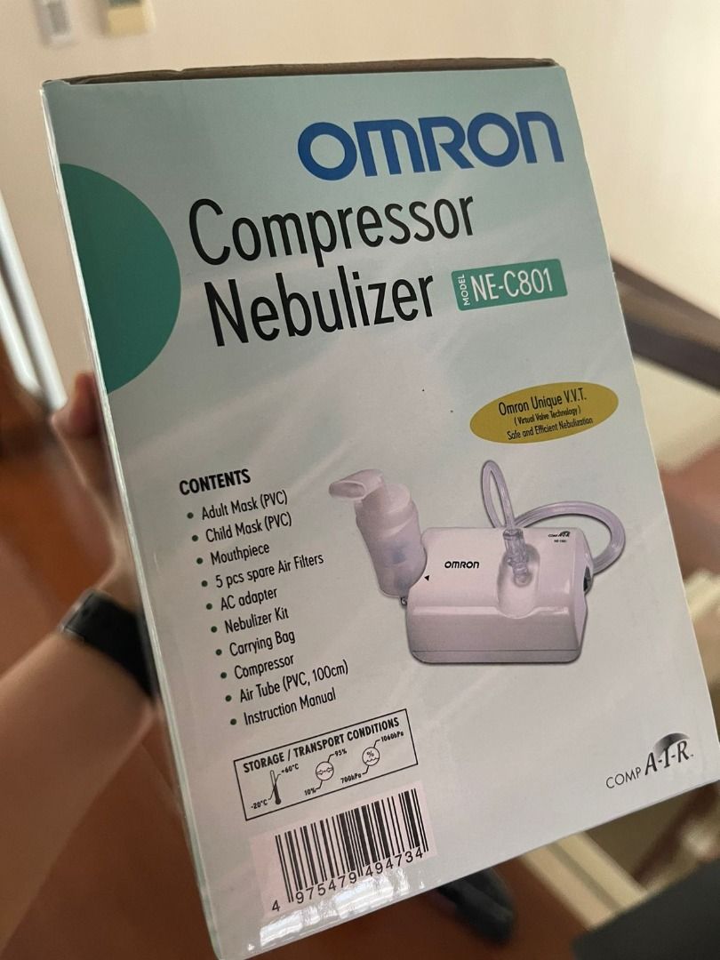 Omron Compressor Nebulizer, Health & Nutrition, Medical Supplies ...