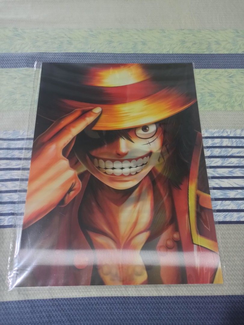 One Piece Luffy Roger Shanks poster, Hobbies & Toys, Memorabilia ...