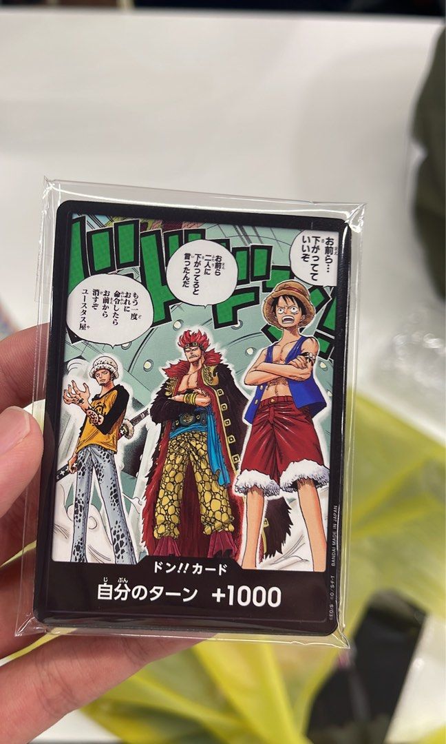 One piece tcg 3 captain don promo card deckbox, Hobbies & Toys, Toys ...