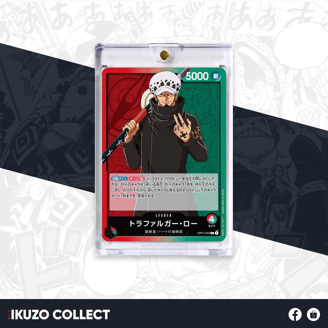 OPTCG: Trafalgar D. Law - OP01-002 (L), Hobbies & Toys, Toys & Games on ...