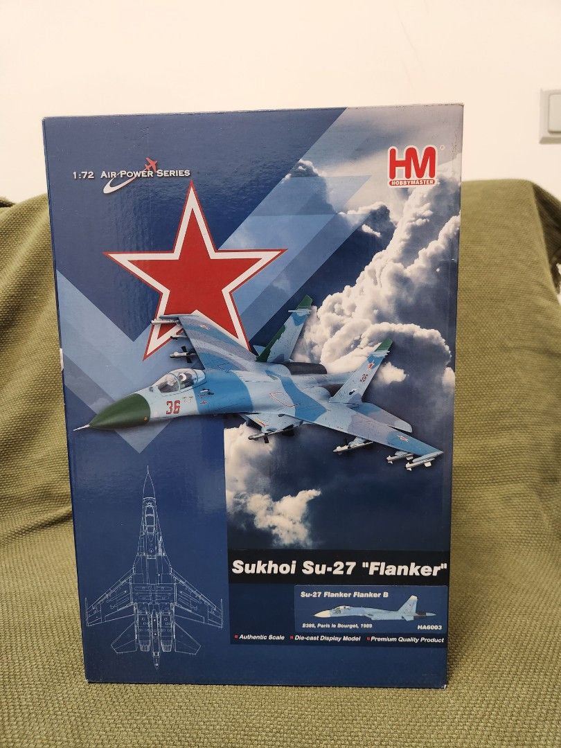Original HOBBYMASTER Sukhoi Su-27 "Flanker" Diecast Brand New, Hobbies ...