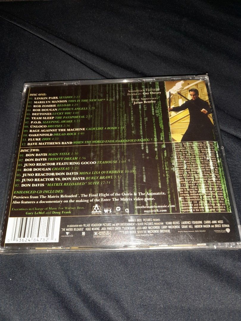 OST Matrix reloaded the album, Hobbies & Toys, Music & Media, CDs ...