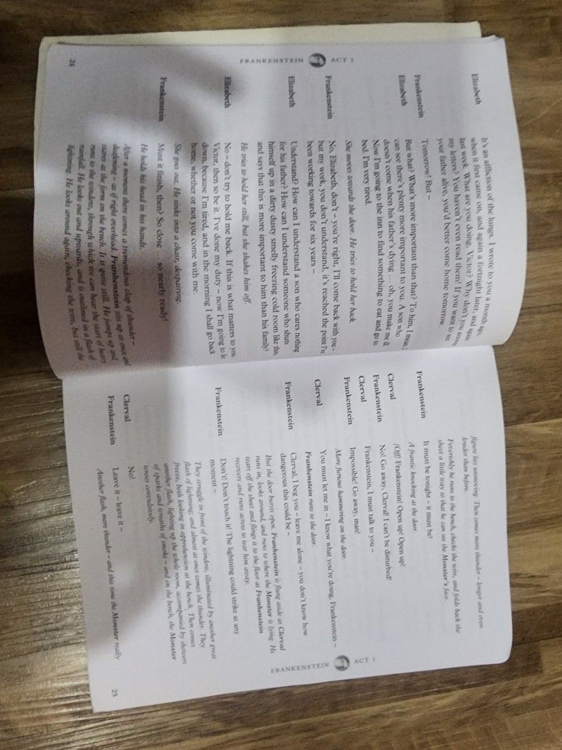 Oxford Playscript : Frankenstein, Hobbies & Toys, Books & Magazines ...