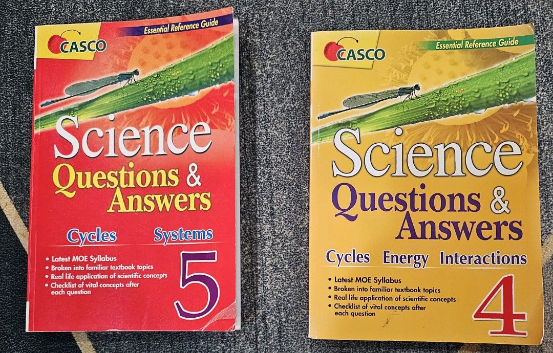 P4, P5 primary 4, 5 Casco Science Questions &Answers (psle revision ...