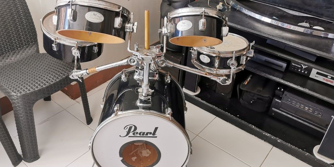 Pearl drums set, Hobbies & Toys, Music & Media, Musical Instruments on ...