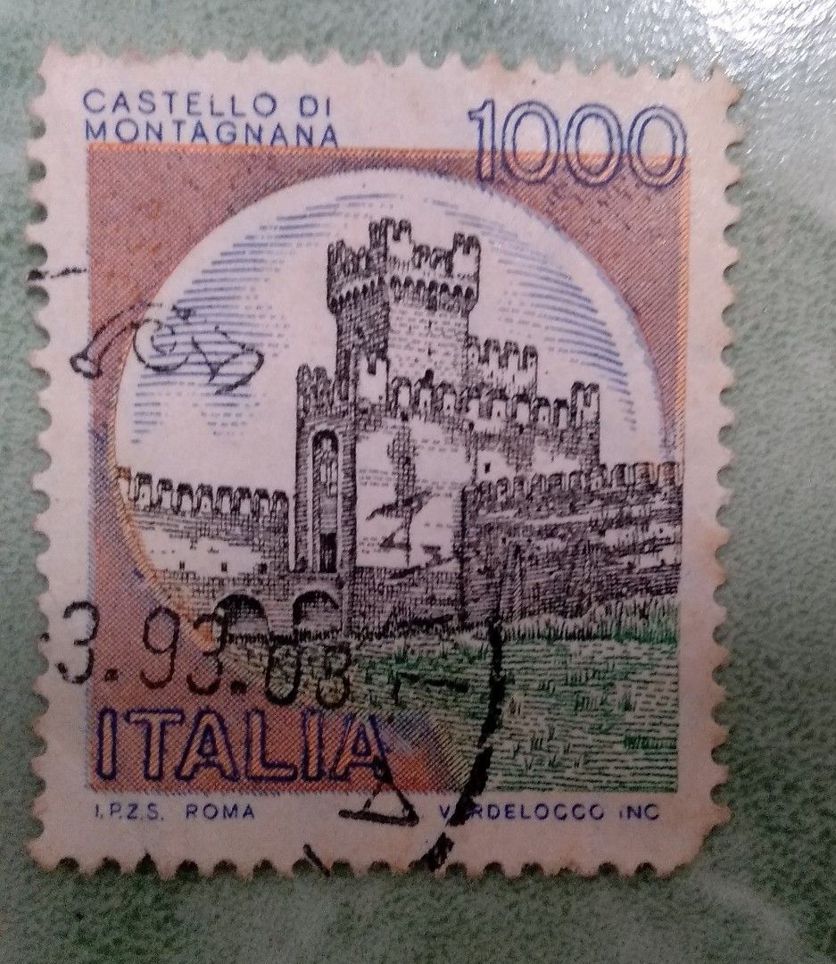 Perangko Langka lawas Italia 1000 Lire, Antik, Filateli di Carousell