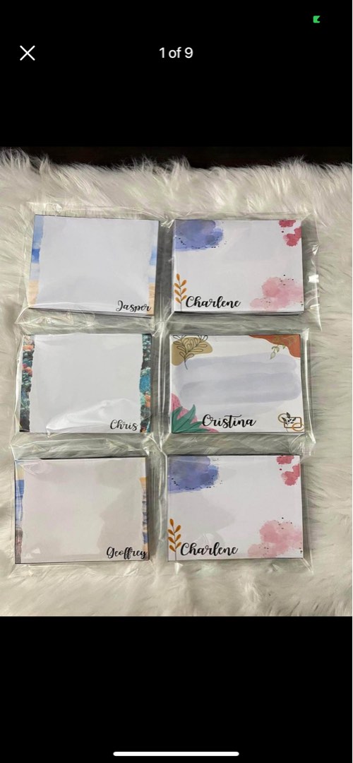Personalized notepad (with name), Everything Else, Looking For on Carousell