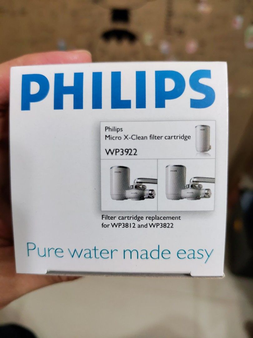 Philips 飛利浦 Micro X-Pure 水龍頭濾水器替換濾芯 WP3922, 傢俬＆家居, 廚具和餐具, 濾水器 - Carousell