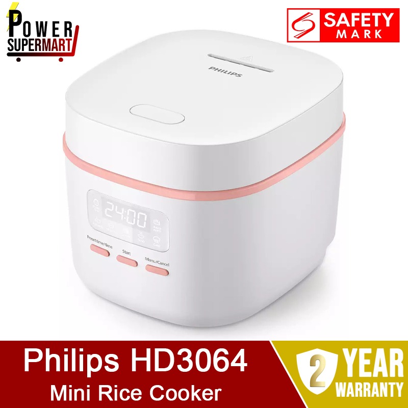 Philips HD3064/62 Mini Rice Cooker. HD3064. 3000 Series. 0.54L Rice ...