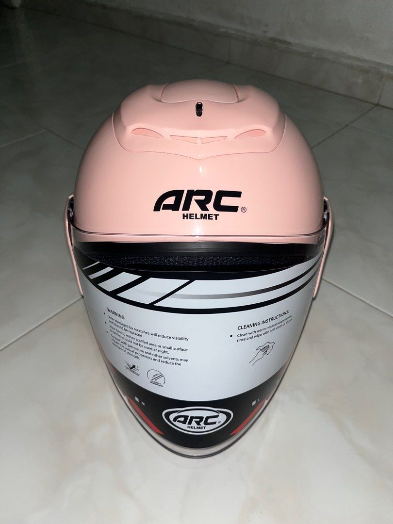 Pink ARC Ritz HELMET, Motorcycles, Motorcycle Accessories on Carousell