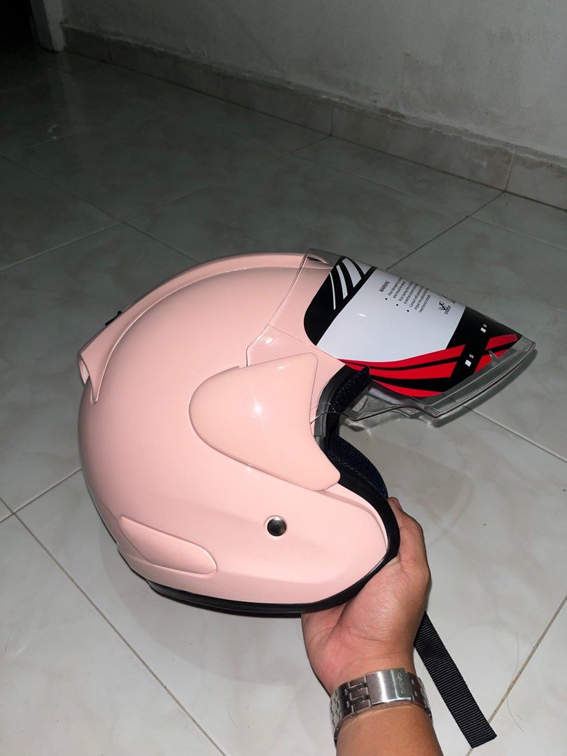 Pink ARC Ritz HELMET, Motorcycles, Motorcycle Accessories on Carousell