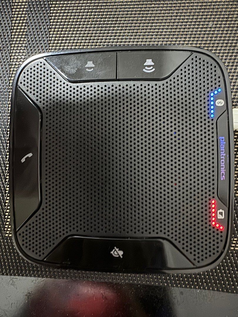 Wireless Plantronics speaker phone (hands free) for conference calls ...