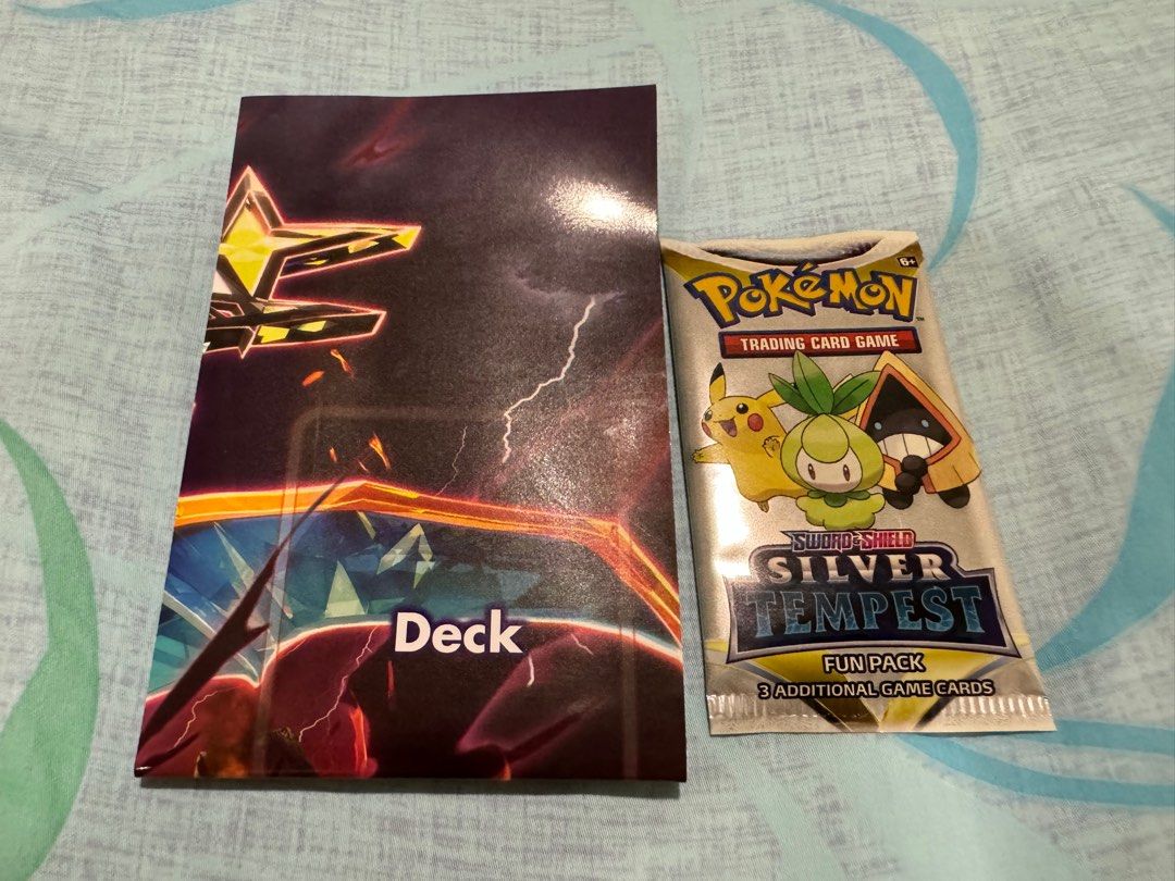 Pokemon Trading Card 3-card Fun Pack Silver Tempest, Hobbies & Toys ...