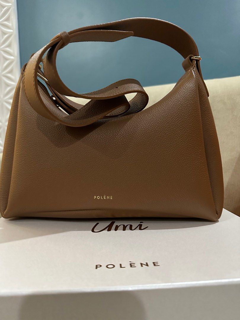 POLENE Umi in Camel, Luxury, Bags & Wallets on Carousell