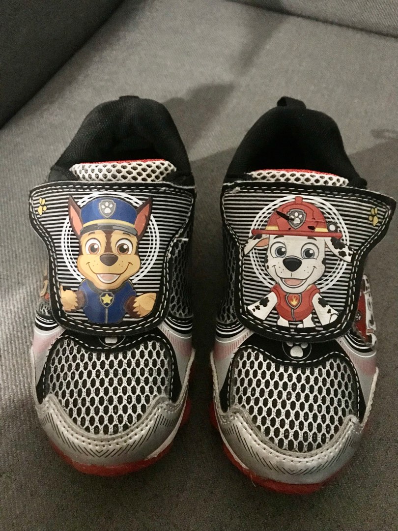 Preloved Paw Patrol Shoes for Toddler (original from USA) LIGHT UP ...