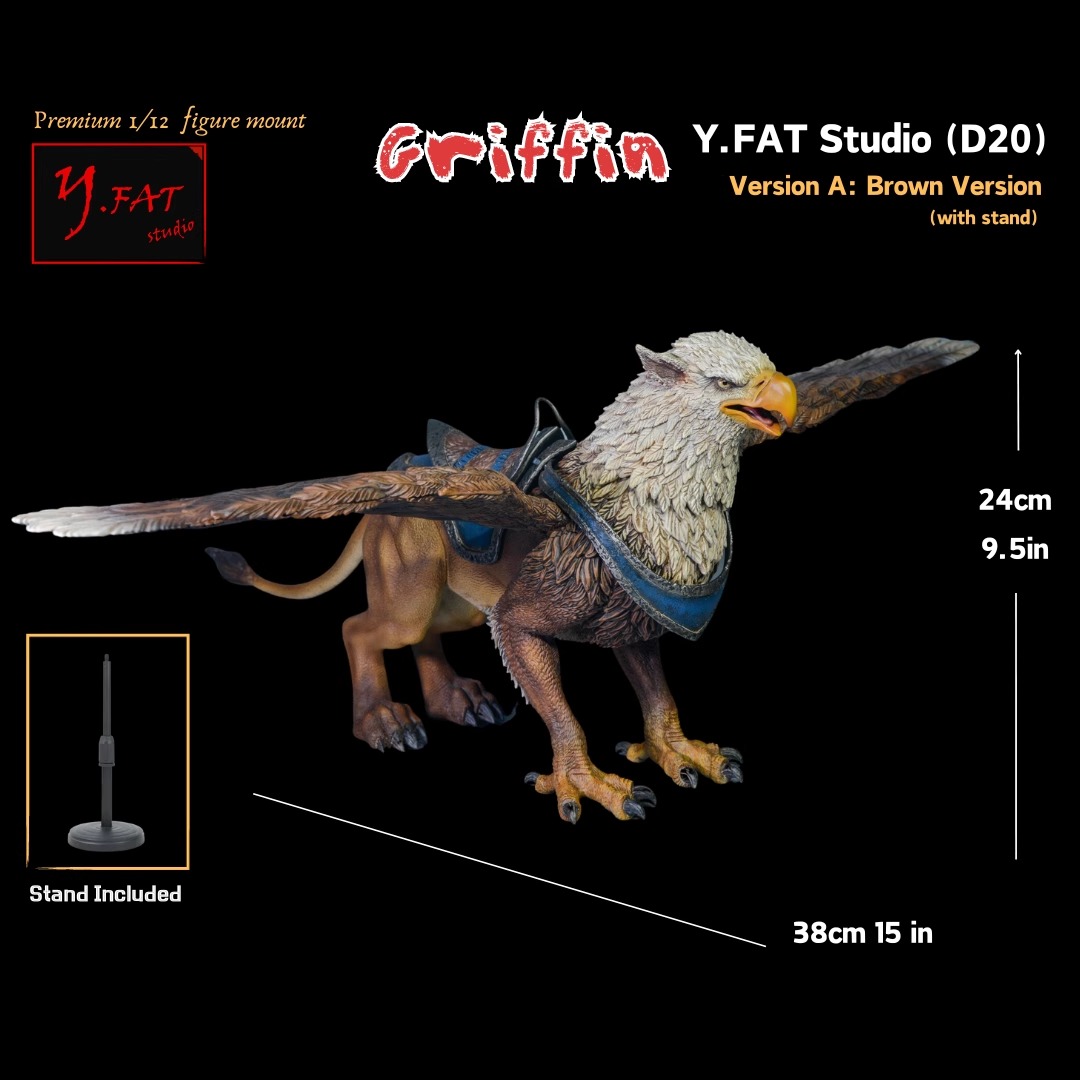(Preorder) YFAT Studio (D20) Premium 1/12 figure mount Griffin, Hobbies ...