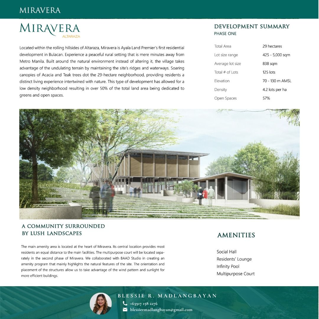 Miravera at Altaraza, Greenview, 720 Sqm., San Jose Del Monte, Bulacan ...