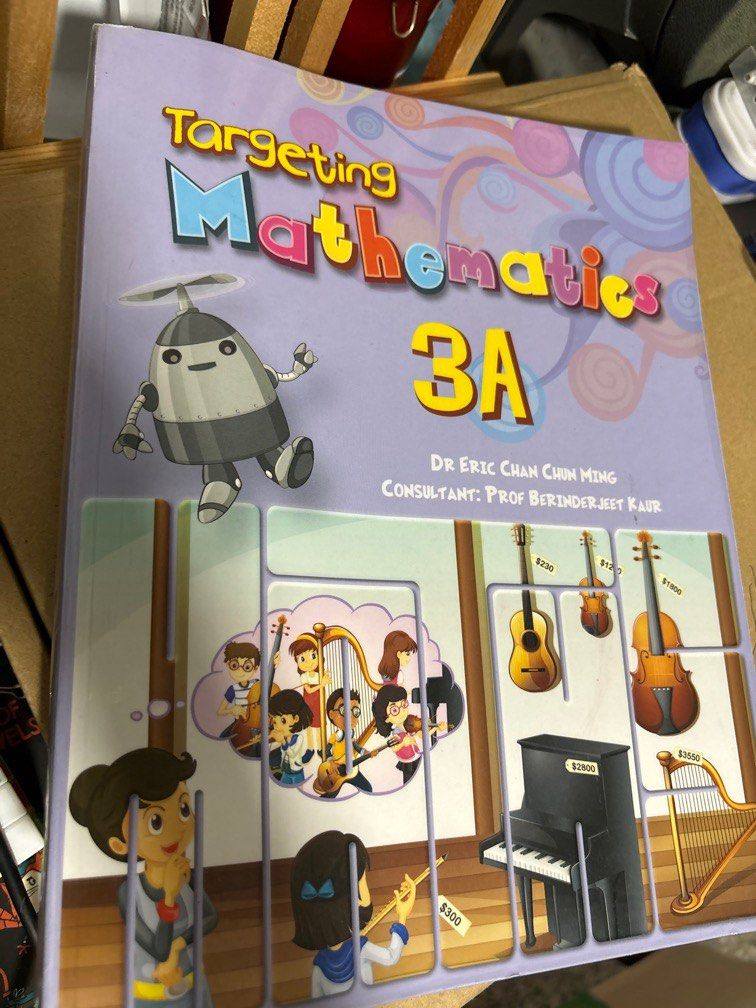Primary 3A & 3B maths textbooks, Hobbies & Toys, Books & Magazines ...