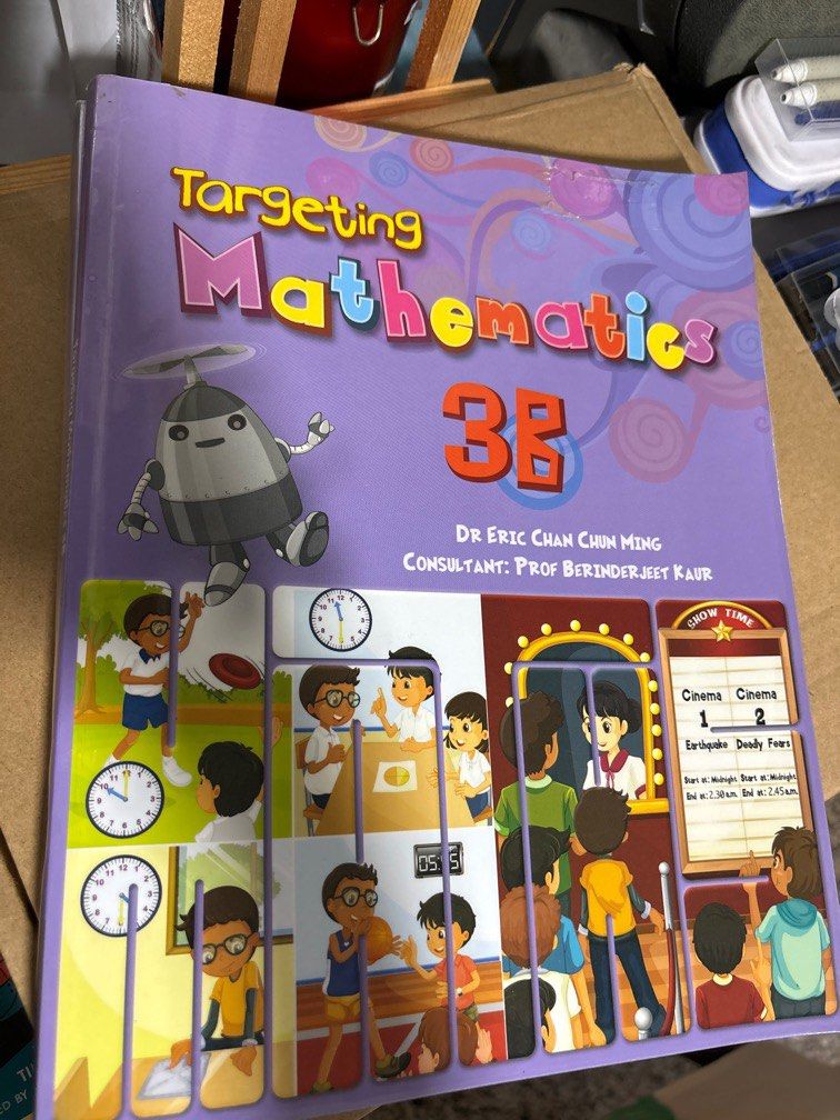 Primary 3A & 3B maths textbooks, Hobbies & Toys, Books & Magazines ...
