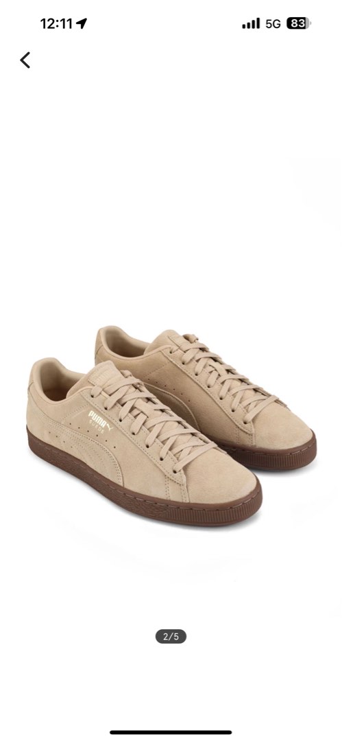 Puma Suede Gum Trainers, Women's Fashion, Footwear, Sneakers on Carousell