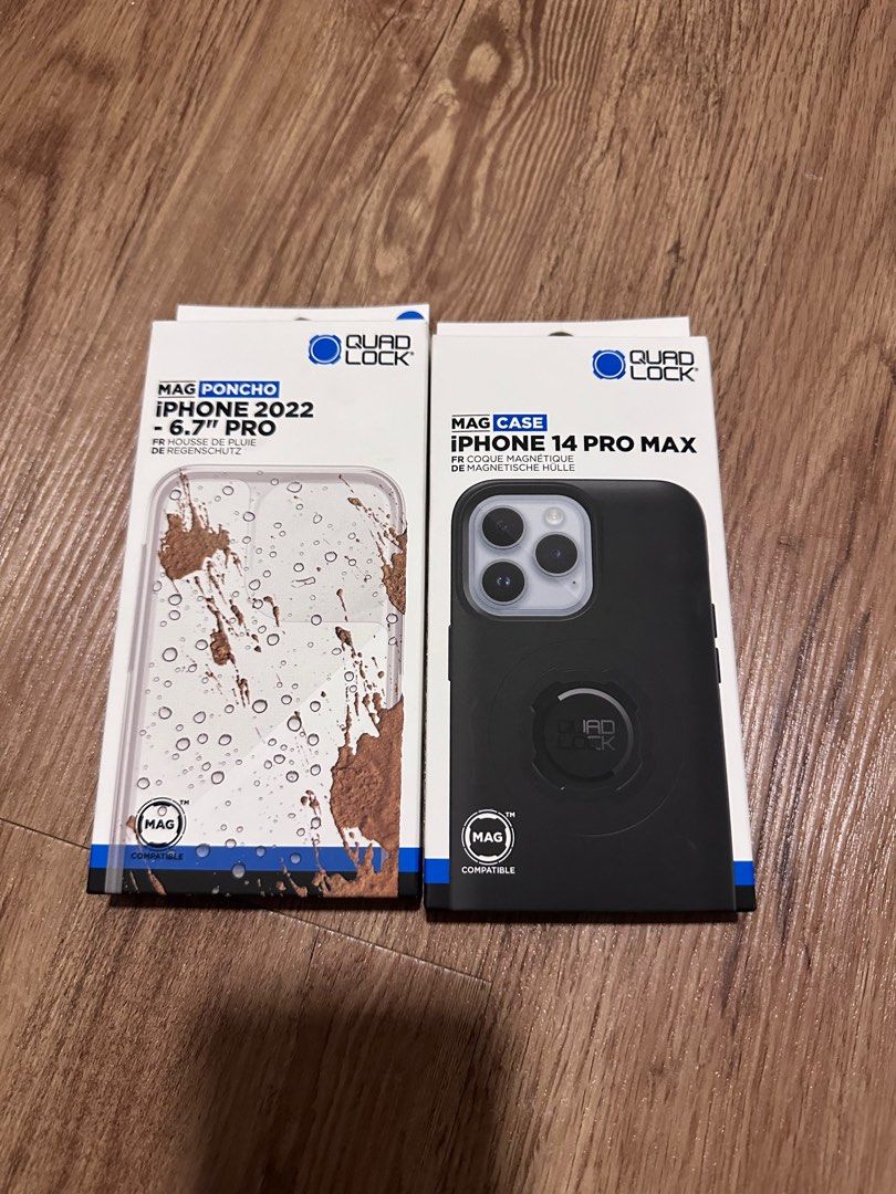 Quadlock Magsafe Casing and Poncho for iPhone 14 Pro Max, Mobile Phones ...