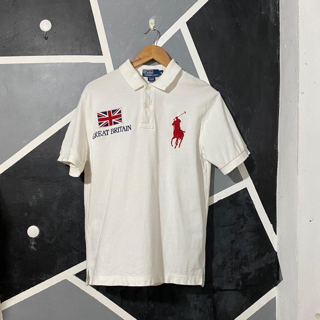 Ralph Lauren Great Britain polo, Men's Fashion, Tops & Sets, Tshirts & Polo Shirts on Carousell