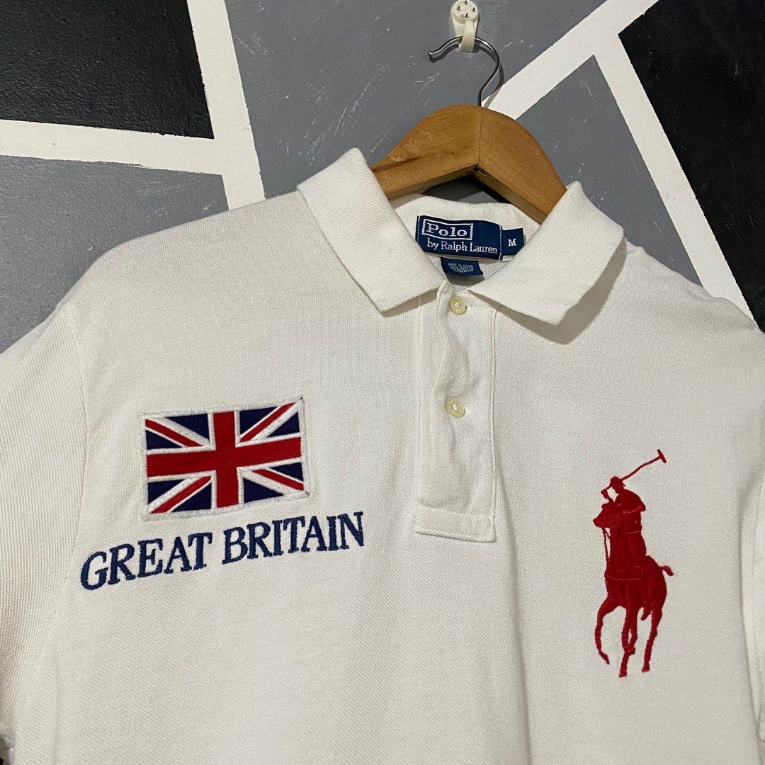 Ralph Lauren Great Britain polo, Men's Fashion, Tops & Sets, Tshirts & Polo Shirts on Carousell
