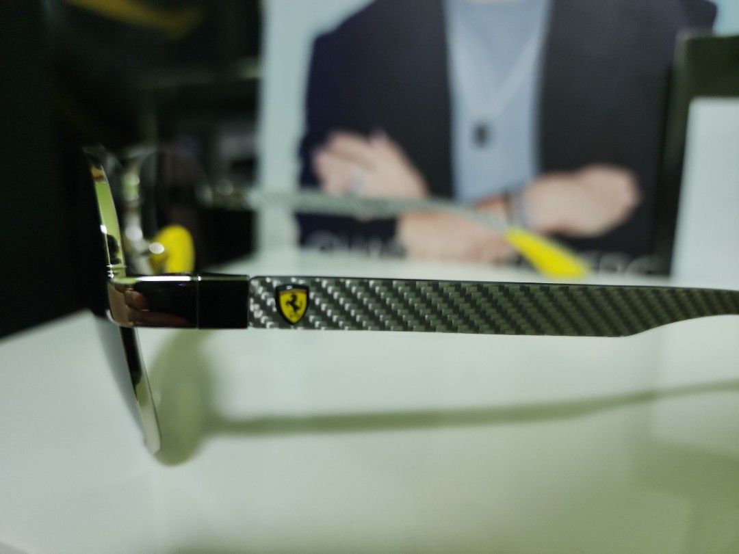 Raybans Ferrari Aviators, Men's Fashion, Watches & Accessories ...