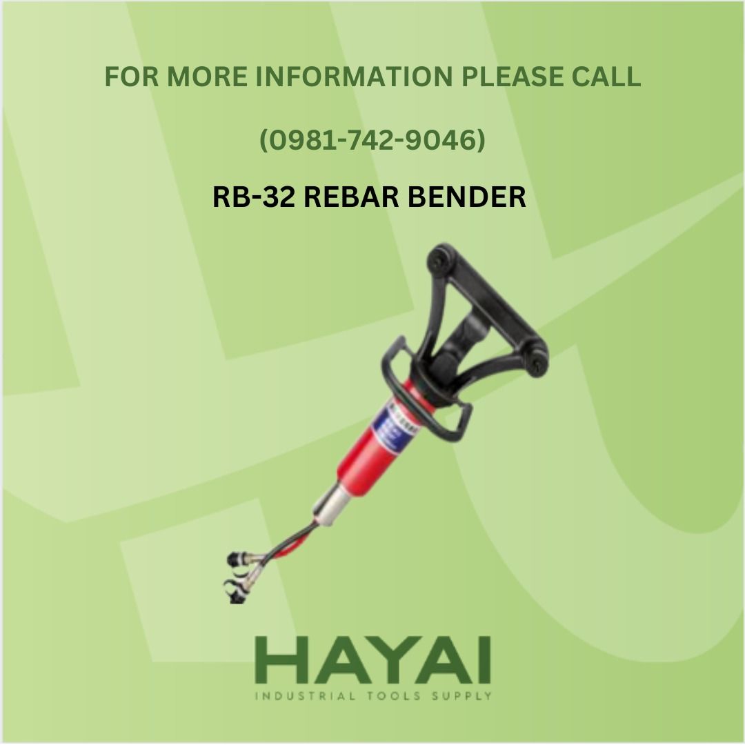 RB-32 Rebar Bender, Commercial & Industrial, Construction Tools ...
