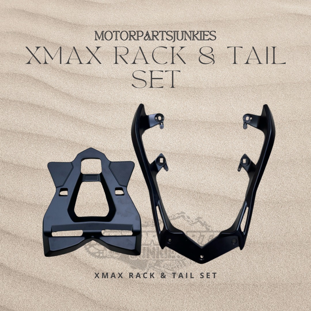 READY STOCK XMAX RACK & TAIL board, Motorcycles, Motorcycle Accessories ...