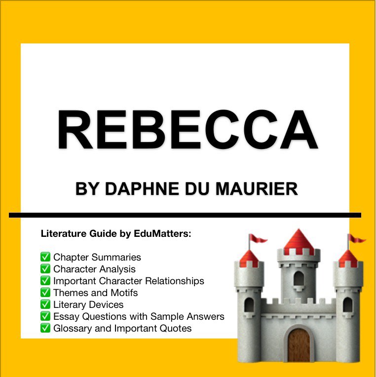Rebecca by Daphne du Maurier Literature Study Guide Notes Complete ...