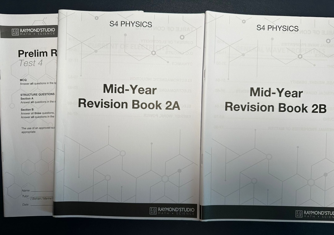 RMSS S4 Physics Worksheets, Hobbies & Toys, Books & Magazines ...