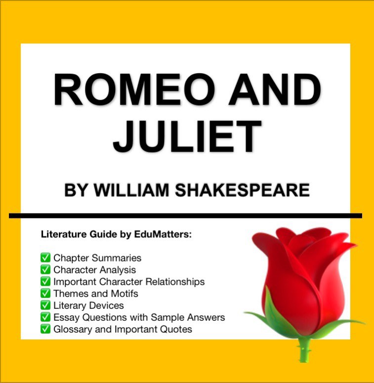 Romeo and Juliet by William Shakespeare Literature Study Guide Notes ...