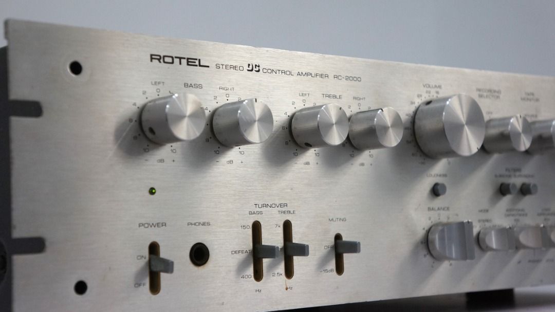 Rotel RC-2000 Vintage Stereo DC Control Amplifier, Audio, Soundbars ...